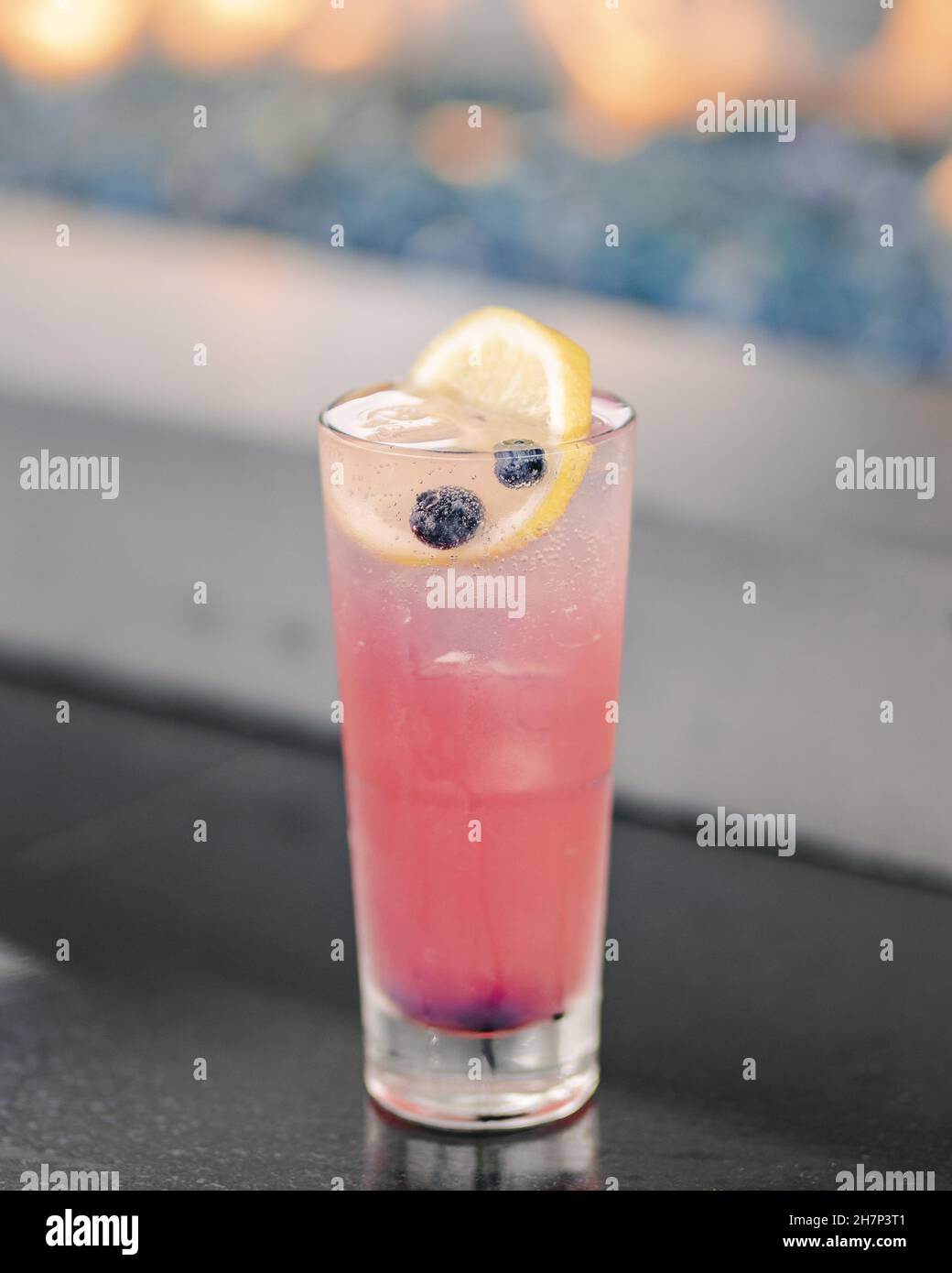 Blueberry Fizz - a light and refreshing summer cocktail featuring fresh ...