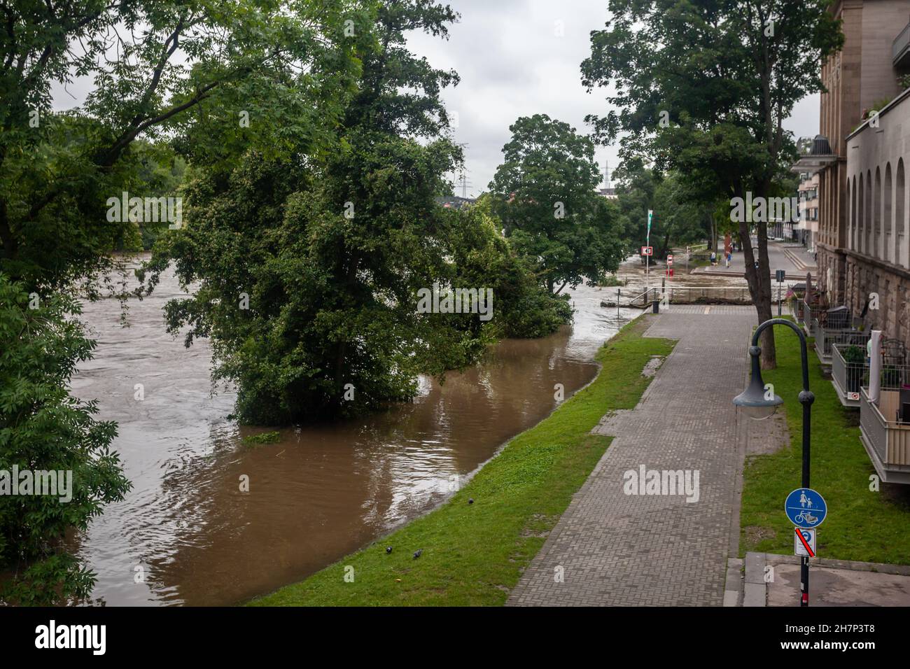 Germany - 16.7.2021: floods in Germany due to heavy rains Stock Photo ...