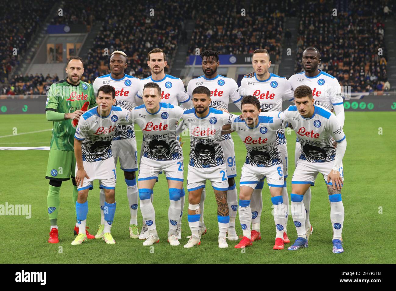 Milano, Italy. 21st Nov, 2021. Italy, Milan, nov 21 2021: Napoli ...