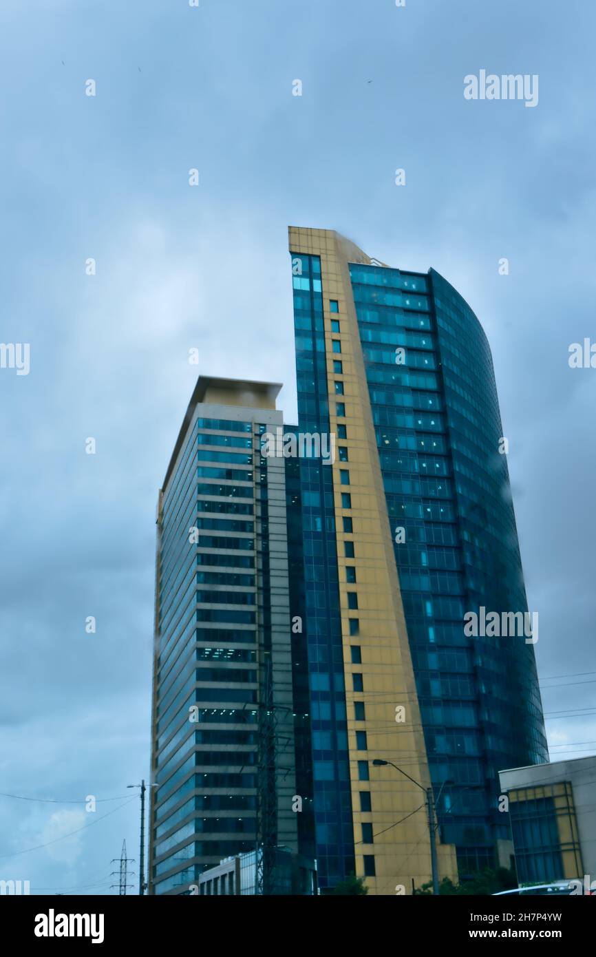 PORT OF SPAIN, TRINIDAD AND TOBAGO - Jul 05, 2019: Buildings in the ...
