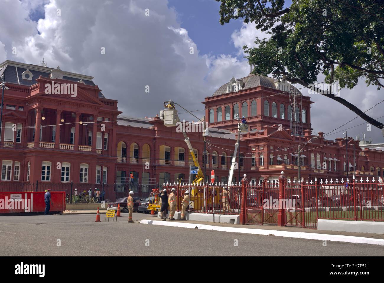 The red house of trinidad and tobago hi-res stock photography and ...