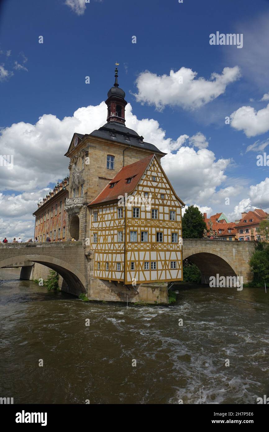 World famous Altes Rathaus (old town hall) Bridge, Unesco World ...