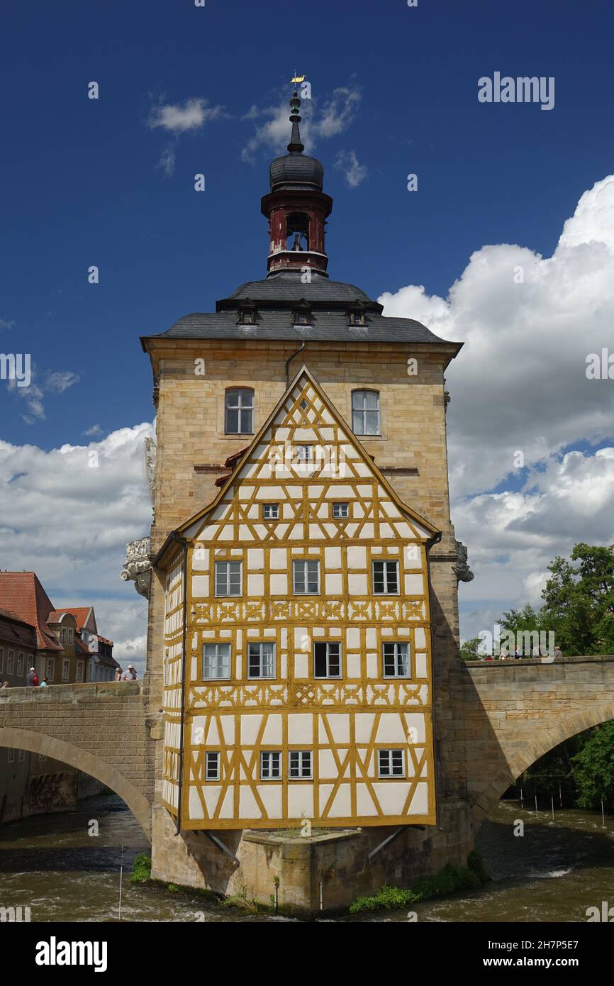 World famous Altes Rathaus (old town hall) Bridge, Unesco World ...