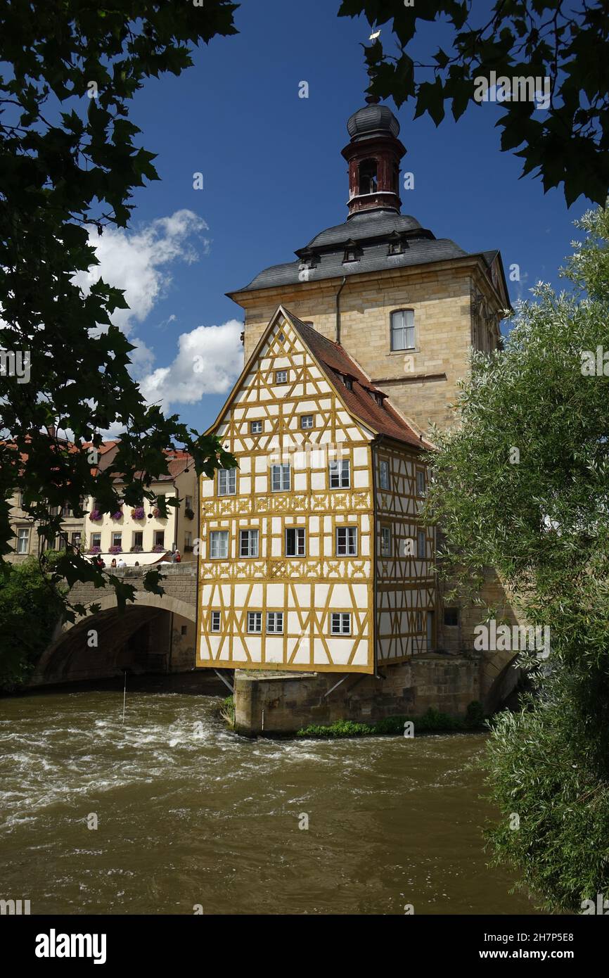 World famous Altes Rathaus (old town hall) Bridge, Unesco World ...