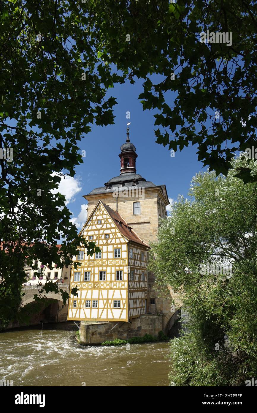 World famous Altes Rathaus (old town hall) Bridge, Unesco World ...
