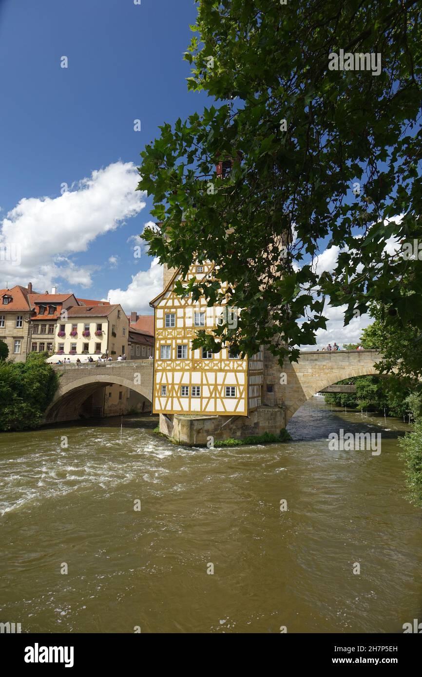 World famous Altes Rathaus (old town hall) Bridge, Unesco World ...