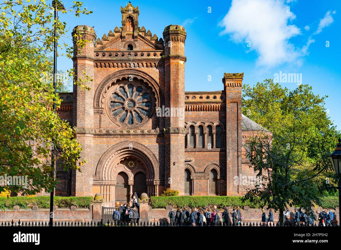 The Princes Road Synagogue, Toxteth, Liverpool 8, UK. Built in 1874 ...