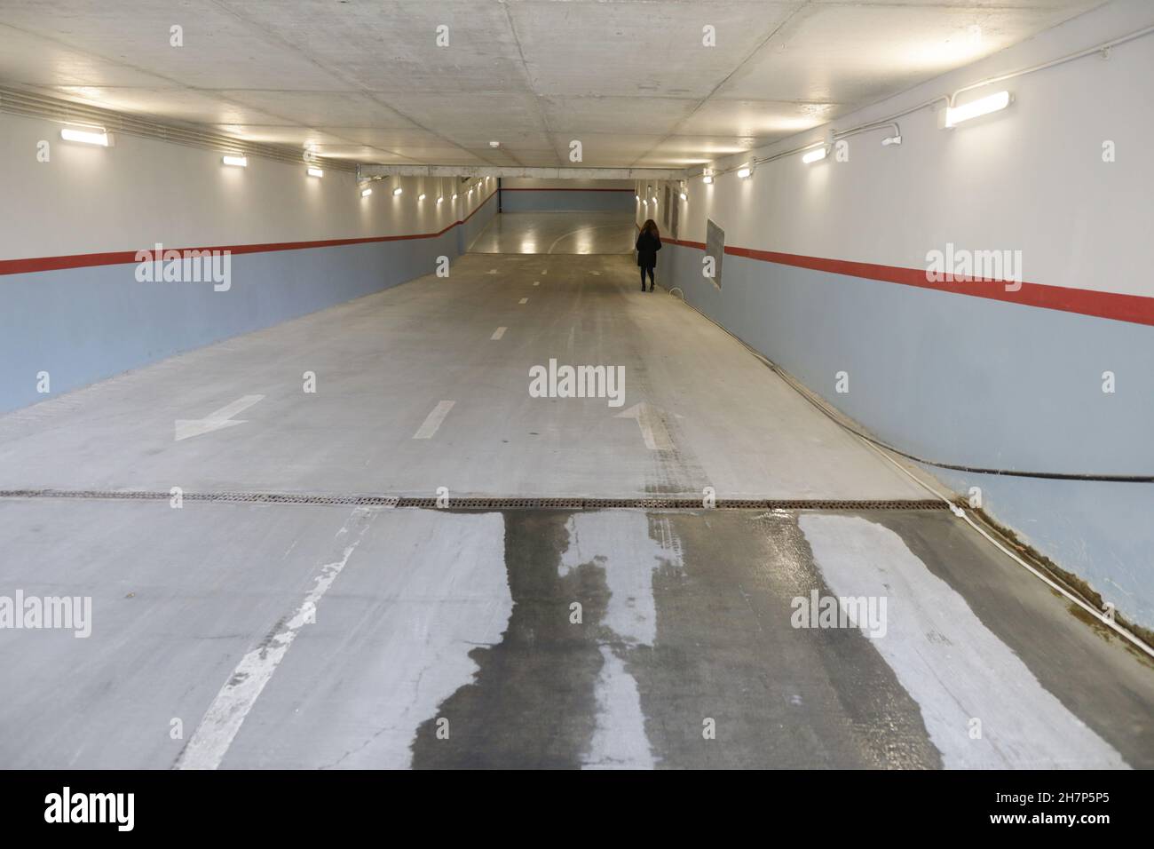 Underground parking entrance hi-res stock photography and images - Alamy