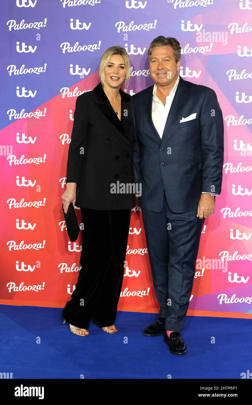 Lisa Faulkner and John Torode, ITV Palooza, Royal Festival Hall, London ...
