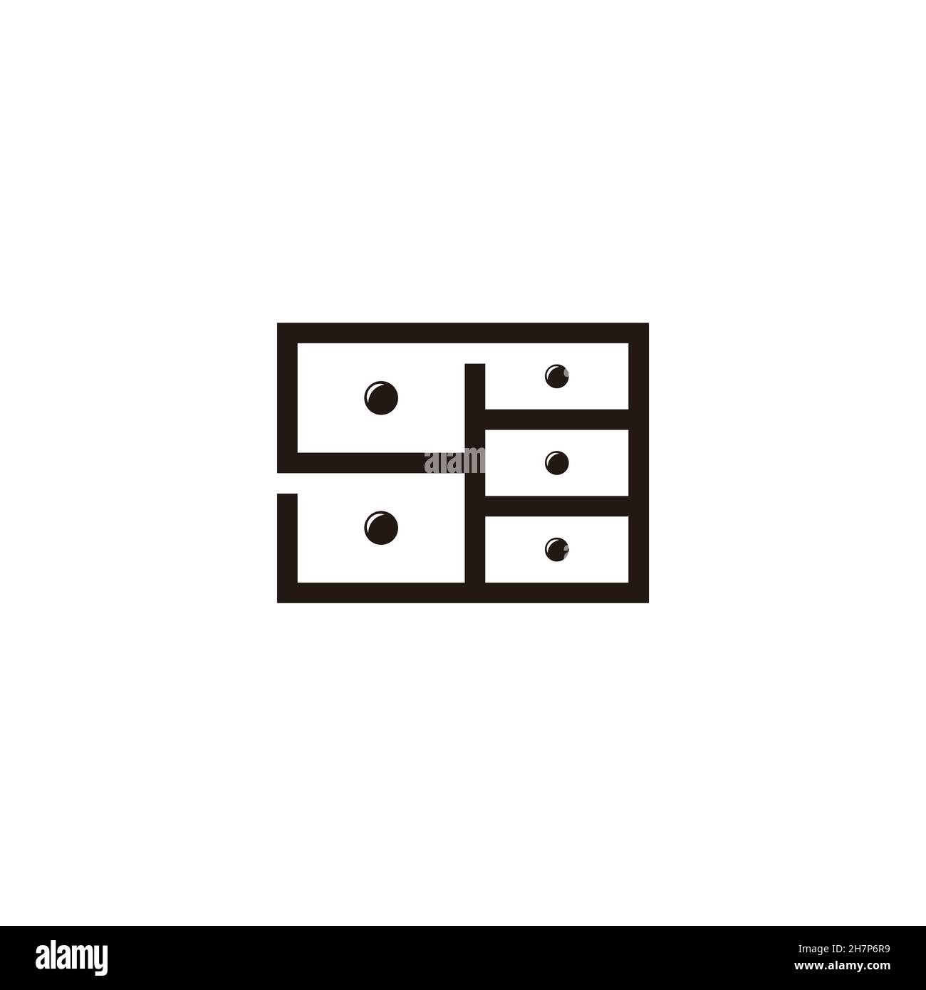 letter s furniture cupboard symbol logo vector Stock Vector Image & Art ...