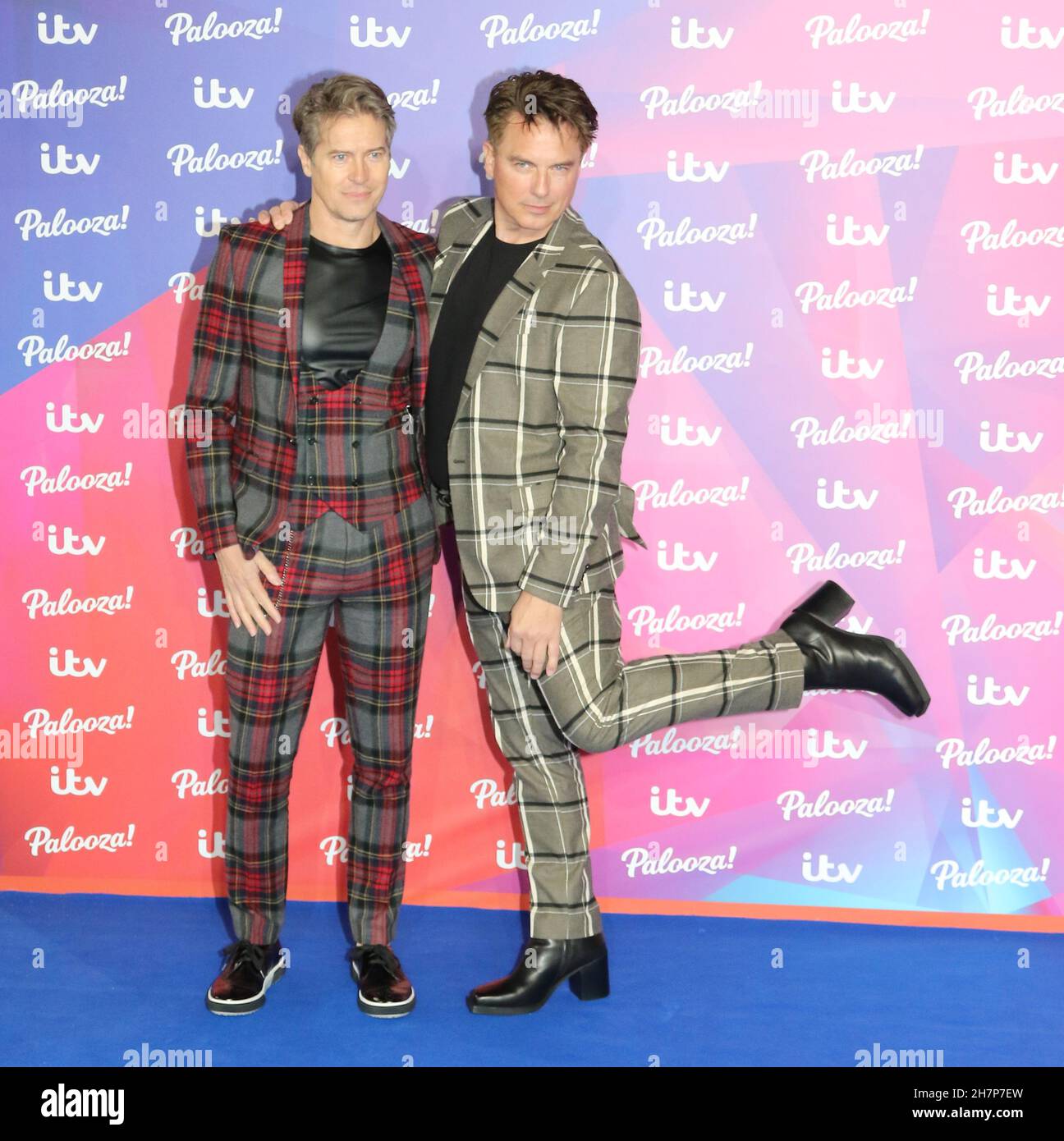 Scott Gill and John Barrowman, ITV Palooza, Royal Festival Hall, London ...