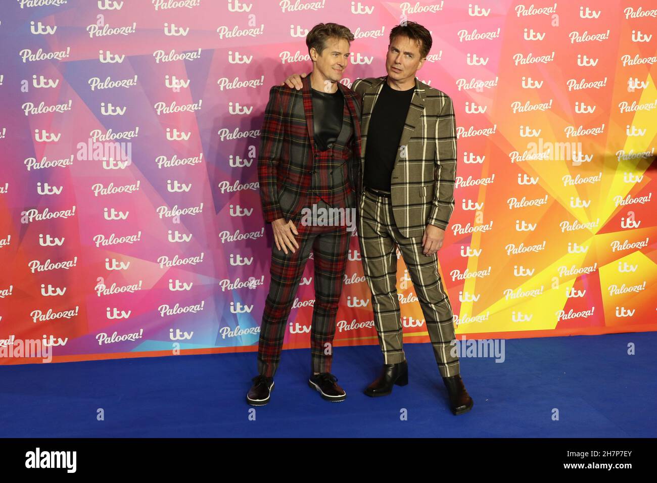 Scott Gill and John Barrowman, ITV Palooza, Royal Festival Hall, London ...