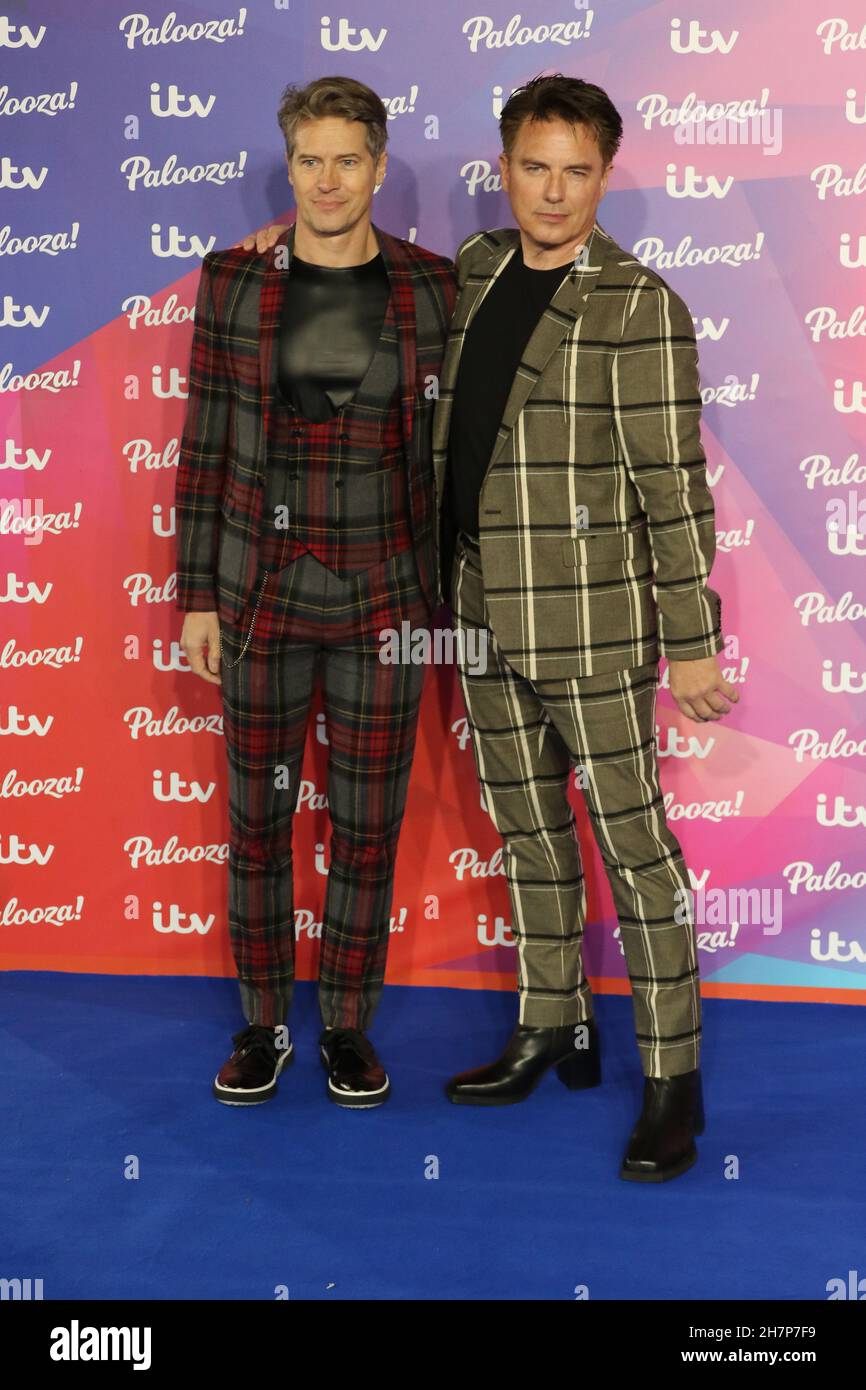 Scott Gill and John Barrowman, ITV Palooza, Royal Festival Hall, London ...