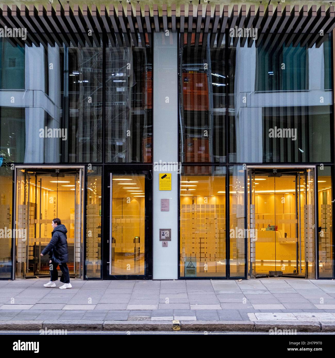 Victoria London England UK, November 21 2021, 39 Victoria Street Main ...