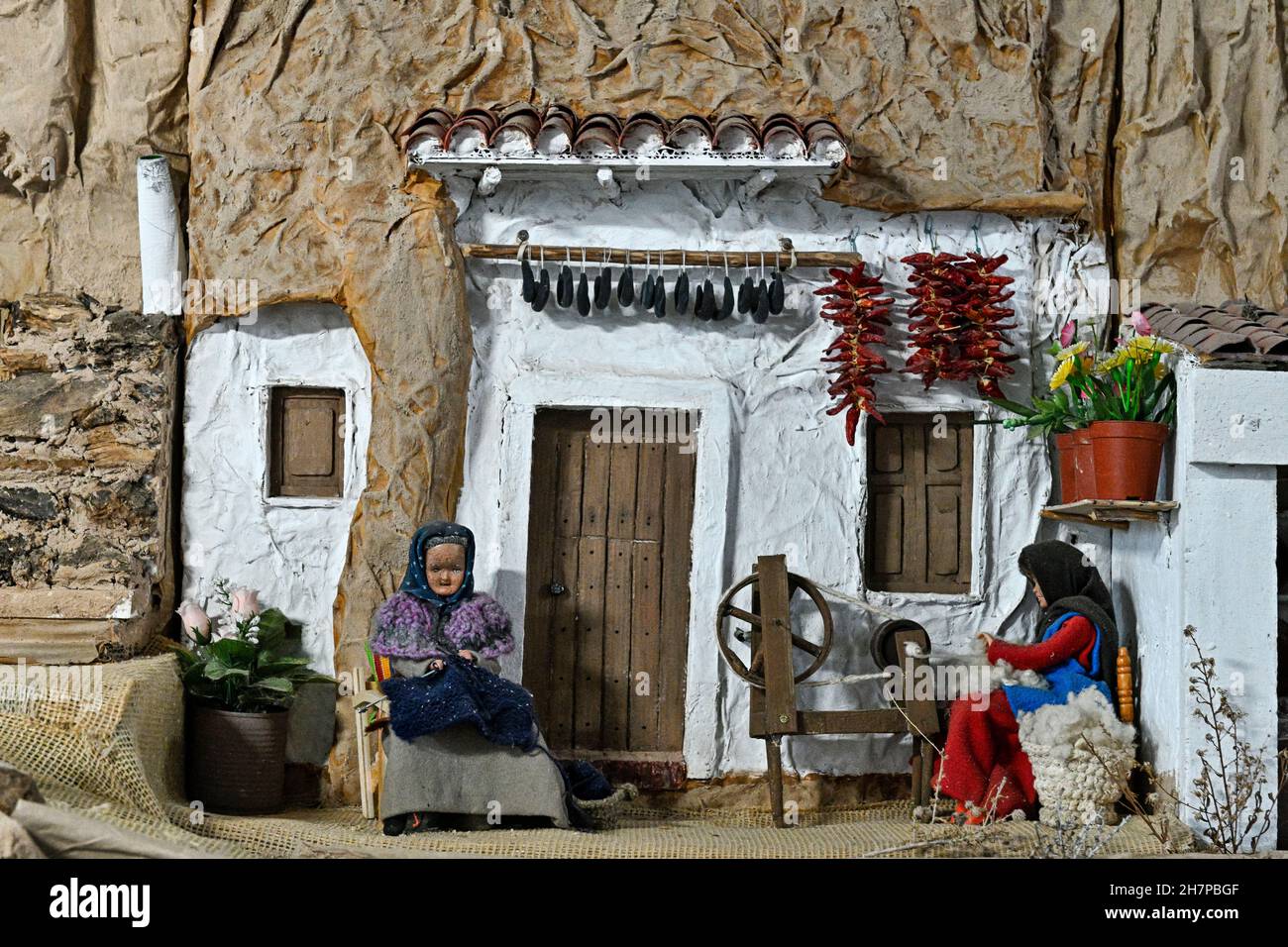 Nativity scene - Different scenes of a Christmas nativity scene Stock ...