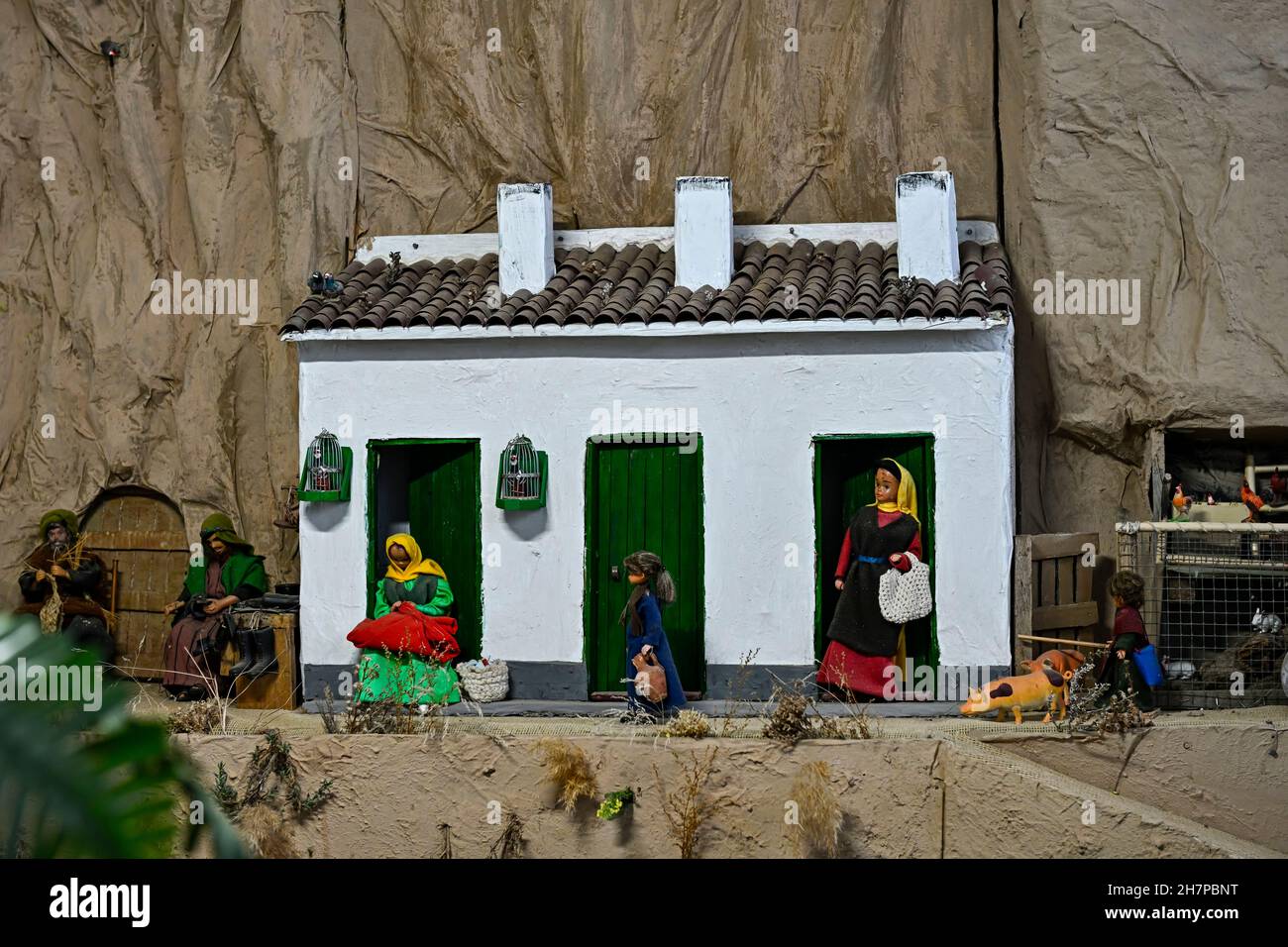 Nativity scene - Different scenes of a Christmas nativity scene Stock ...