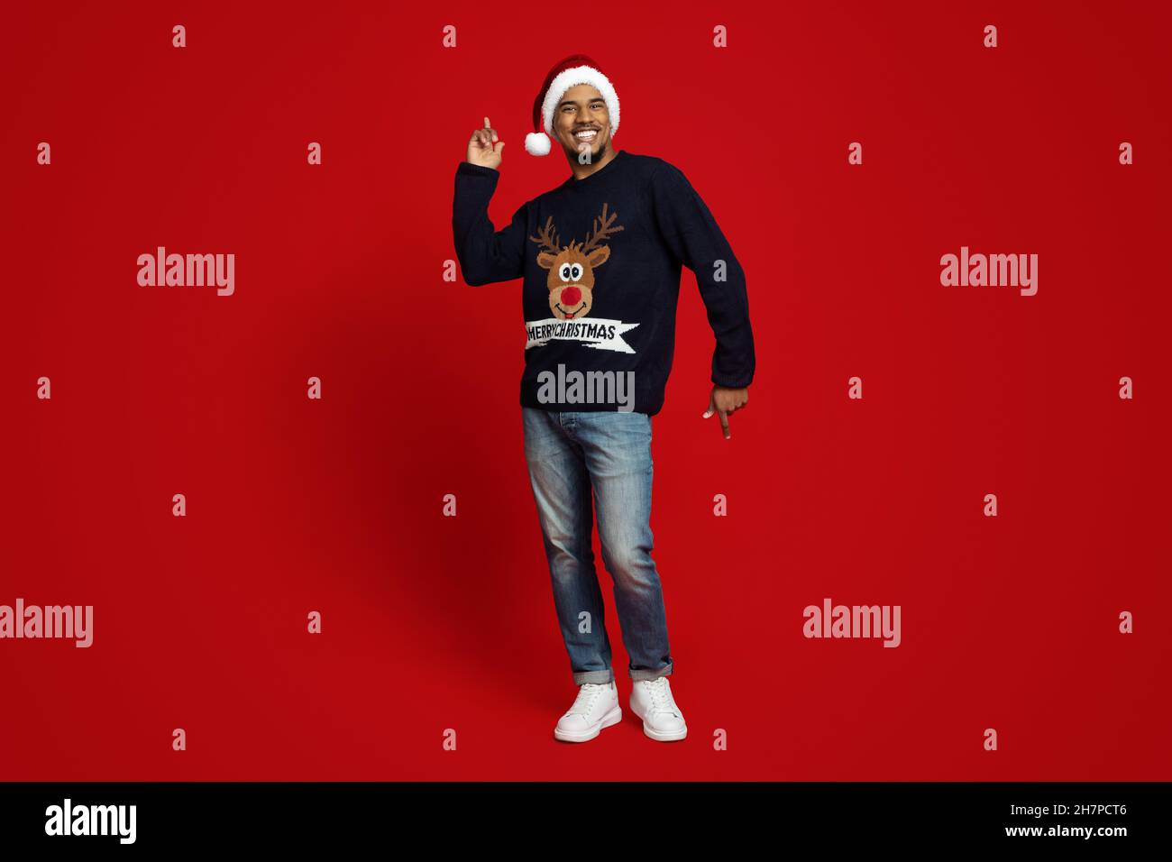 African american santa hi-res stock photography and images - Alamy