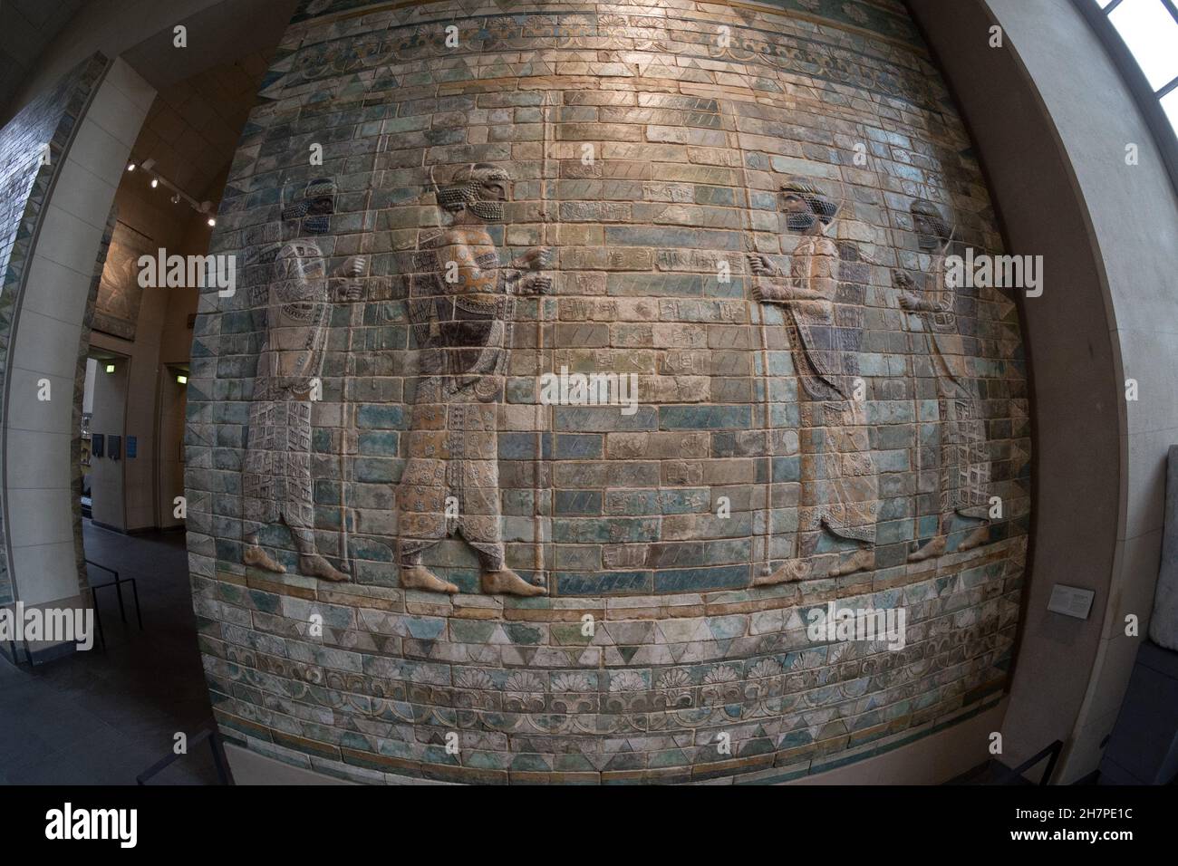 Darius king of Persia palace Archer bas relief detail Stock Photo - Alamy