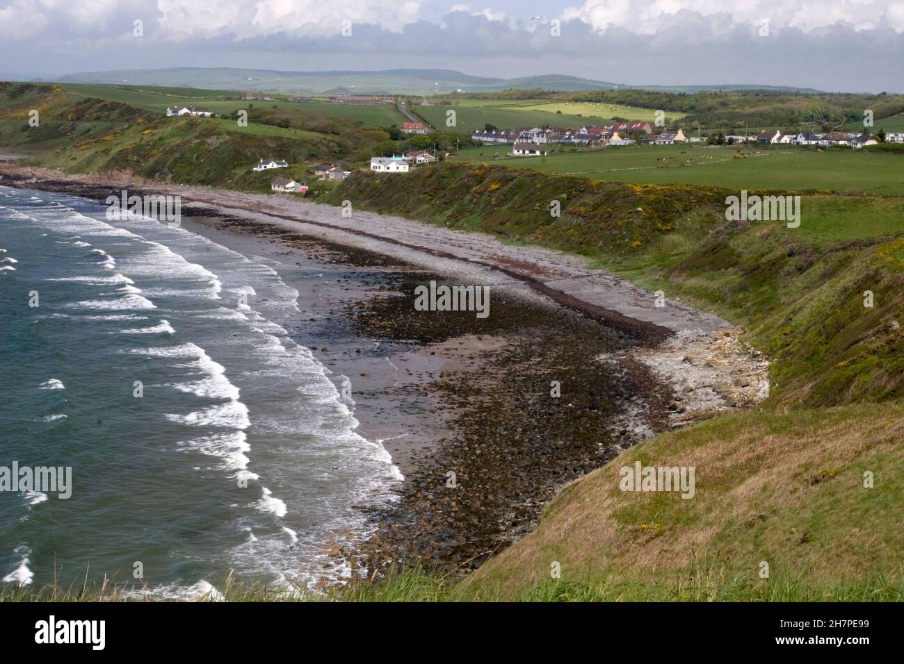 Front Bay with Monreith in distance, Dumfries & Galloway, Scotland ...