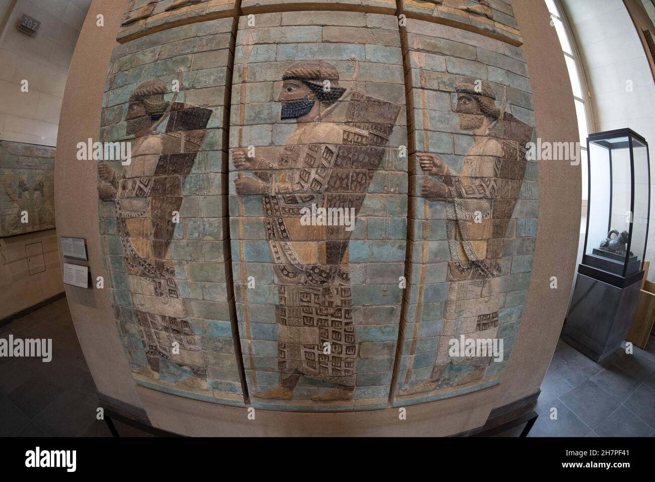 Darius king of Persia palace Archer bas relief detail Stock Photo - Alamy