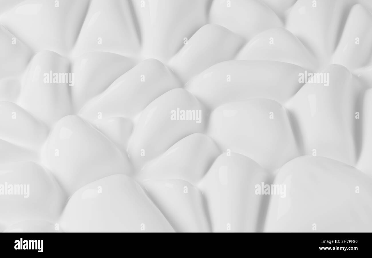 Soft and fluffy fabric, 3d rendering. Computer digital drawing Stock ...