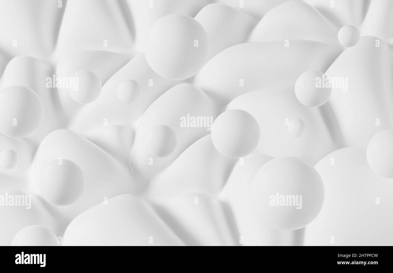 Soft and fluffy fabric, 3d rendering. Computer digital drawing Stock ...