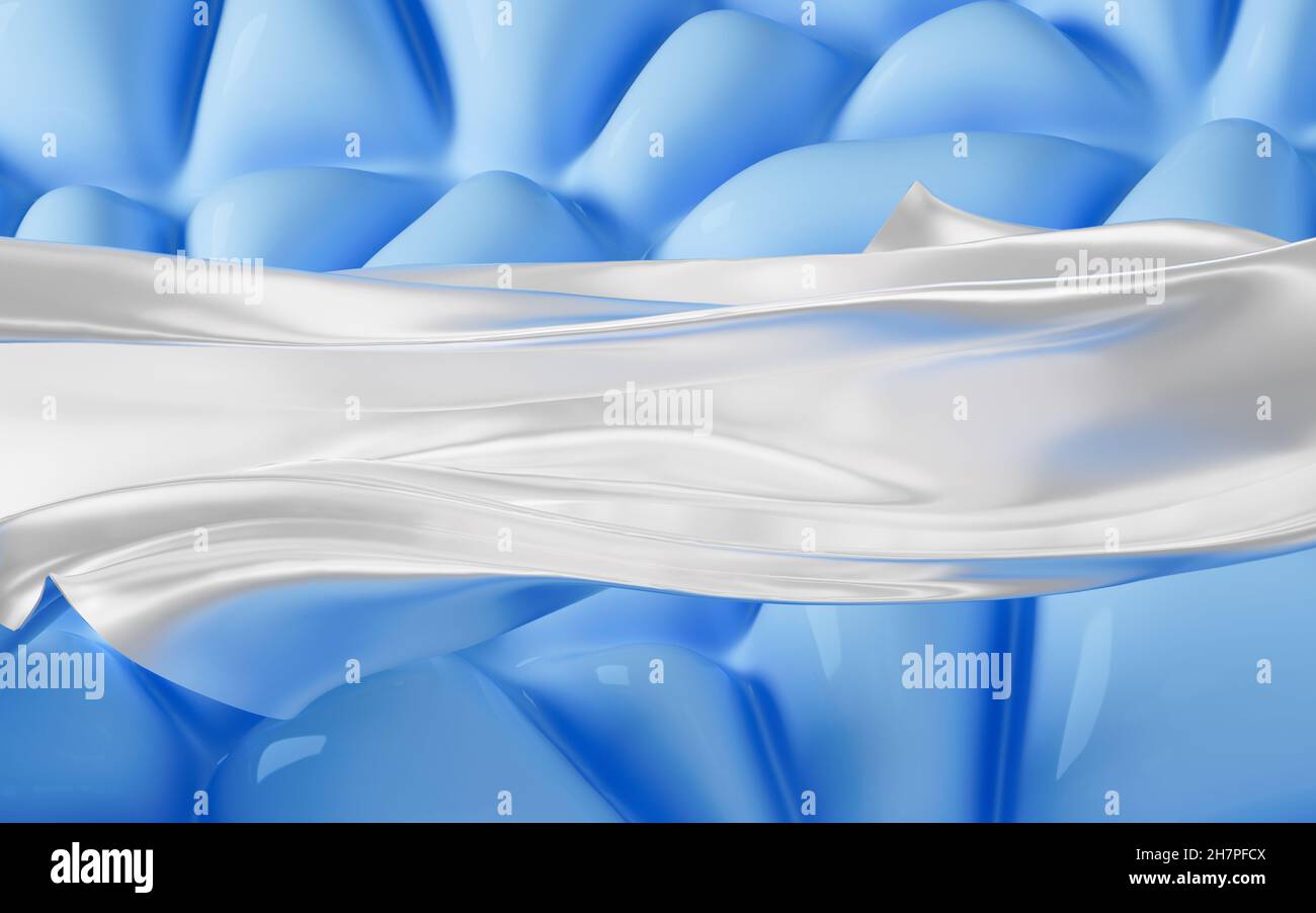 Soft and fluffy fabric, 3d rendering. Computer digital drawing Stock ...