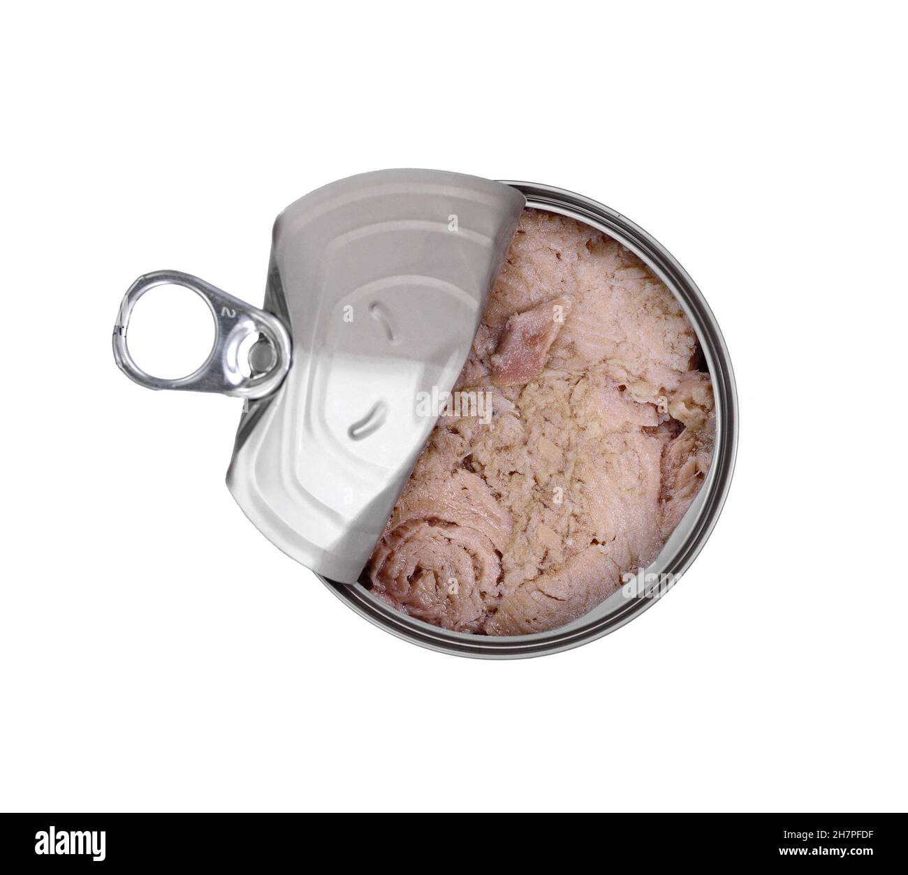 Canned tuna isolated on white background Stock Photo - Alamy