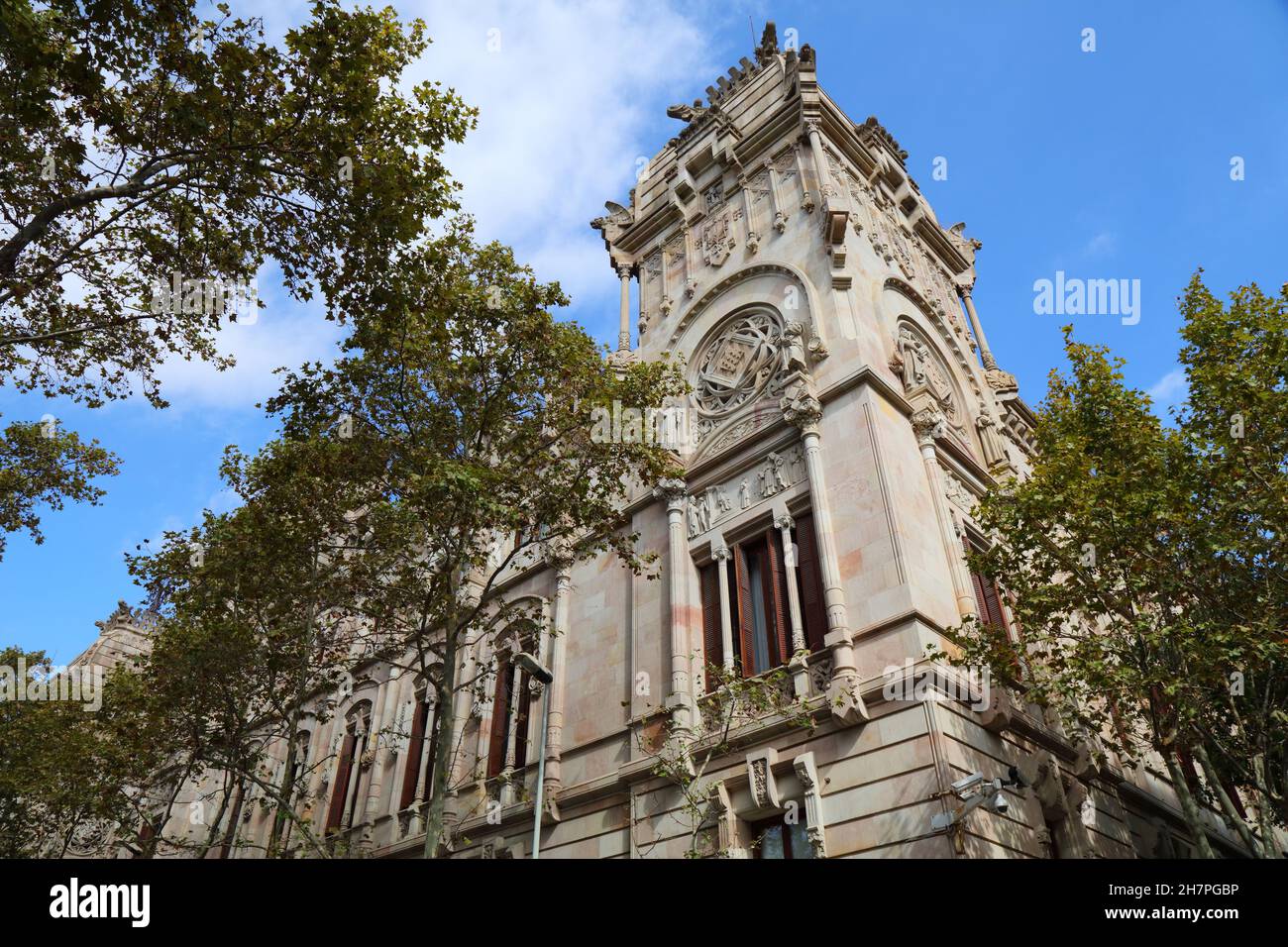 Superior Court of Justice of Catalonia. Courthouse building in ...