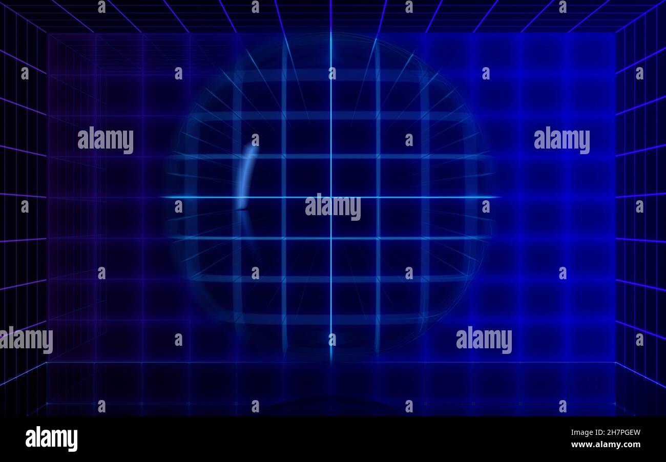 3d rendering digital computer grid hi-res stock photography and images ...