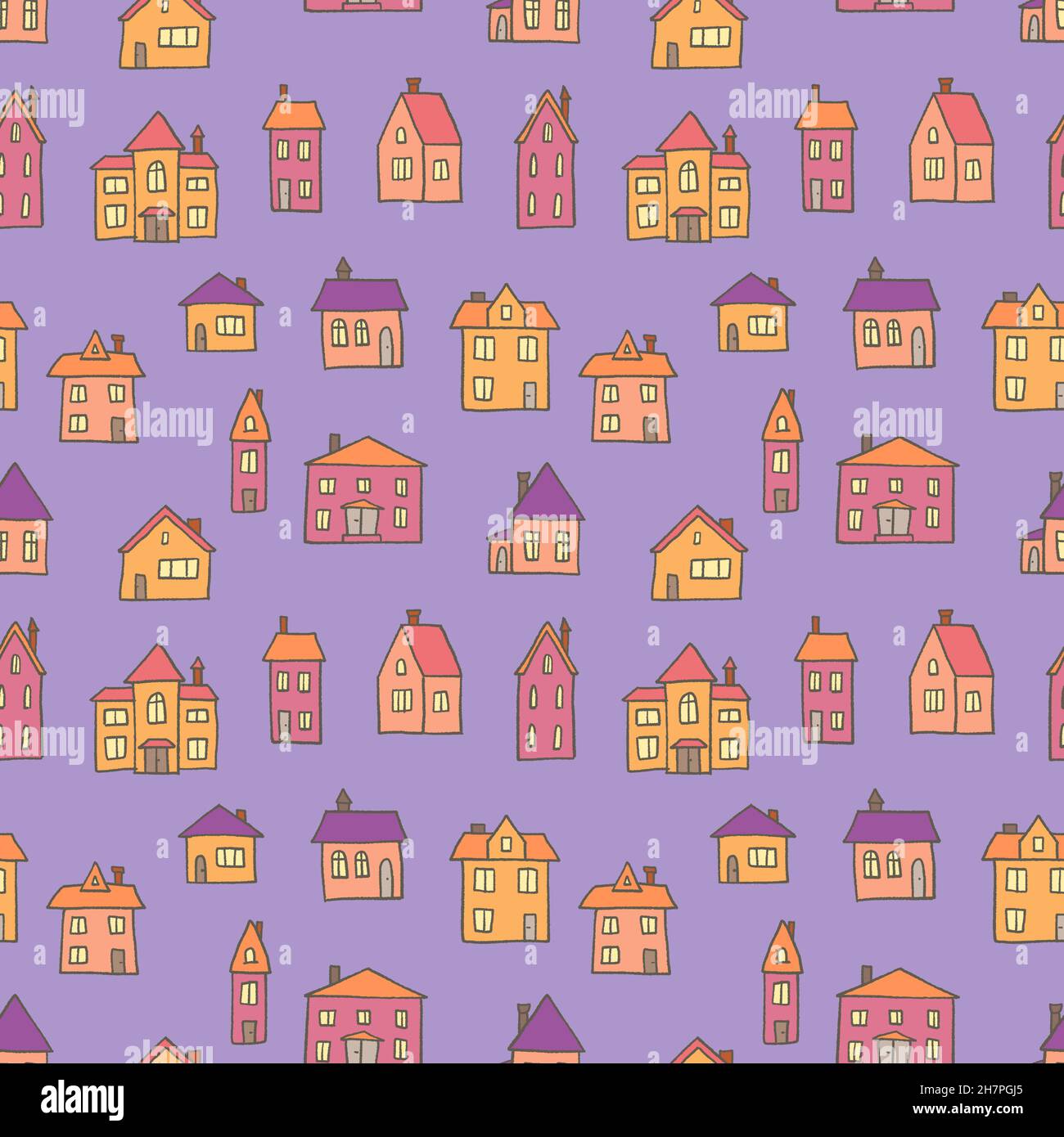 Rural village homes Stock Vector Images - Alamy