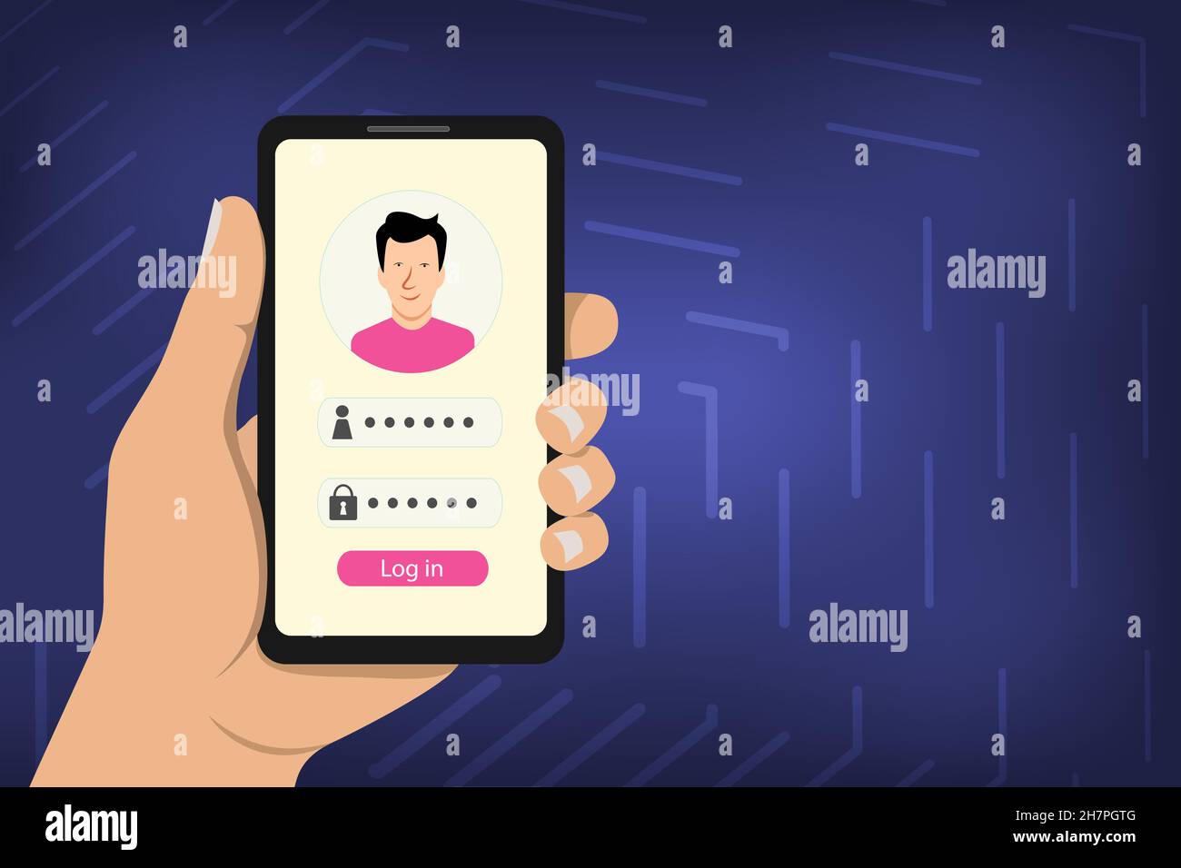 Send selfie Stock Vector Images - Alamy