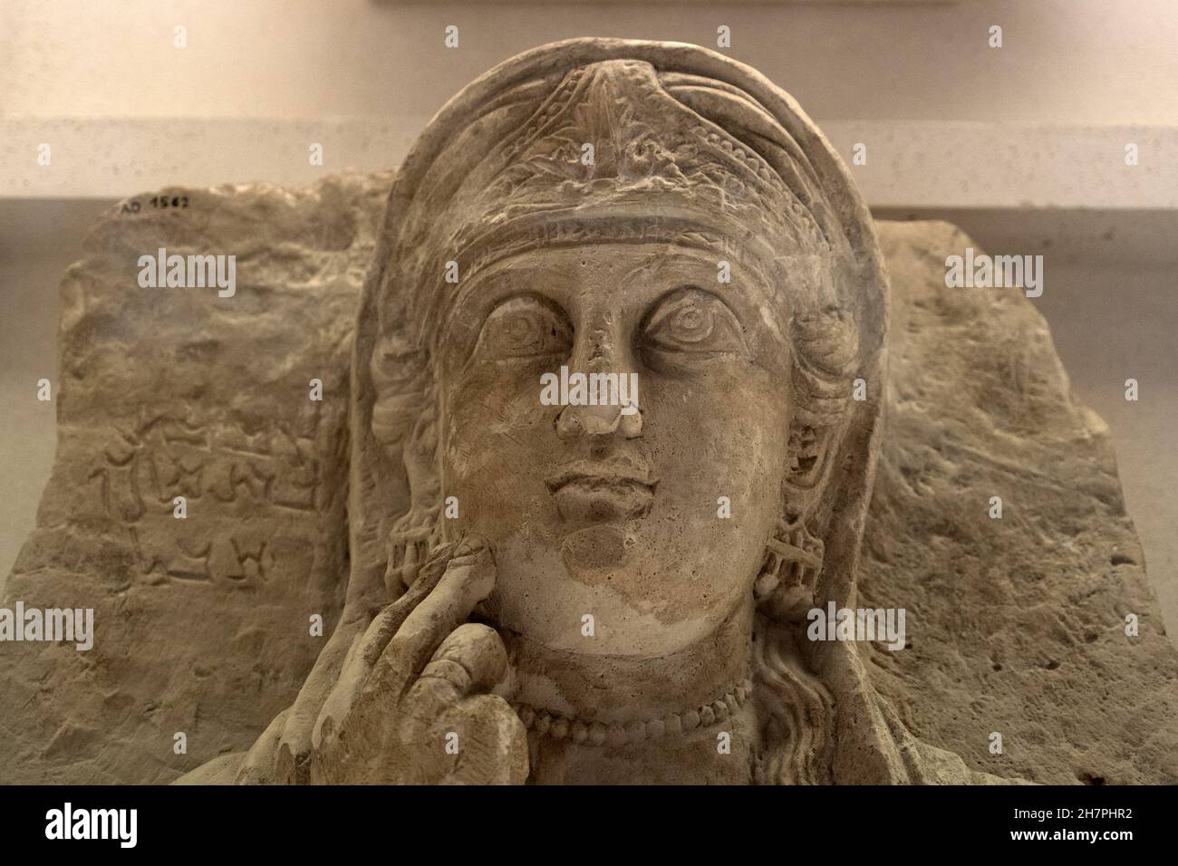 Old Syria Palmyra statue collection detail Stock Photo - Alamy