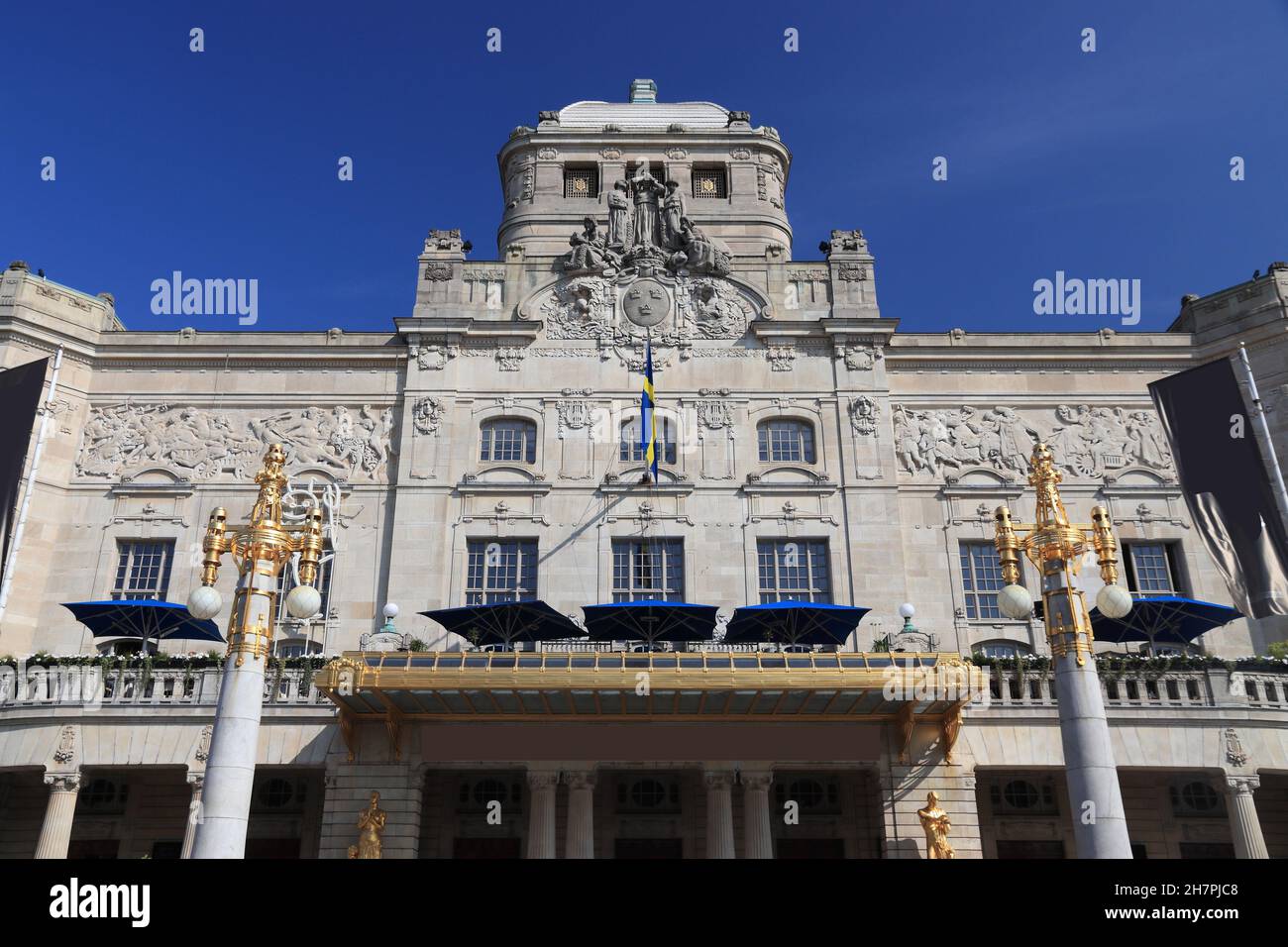 Stockholm landmark. The Royal Dramatic Theatre (known as Dramaten) of ...