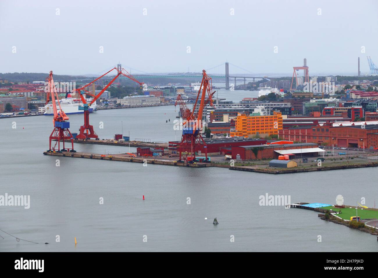 Sweden port of gothenburg aerial hi-res stock photography and images ...