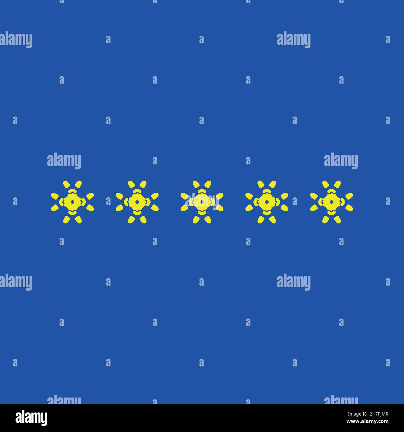 5 stars line icon. Five star sign. Simple style award rating poster ...