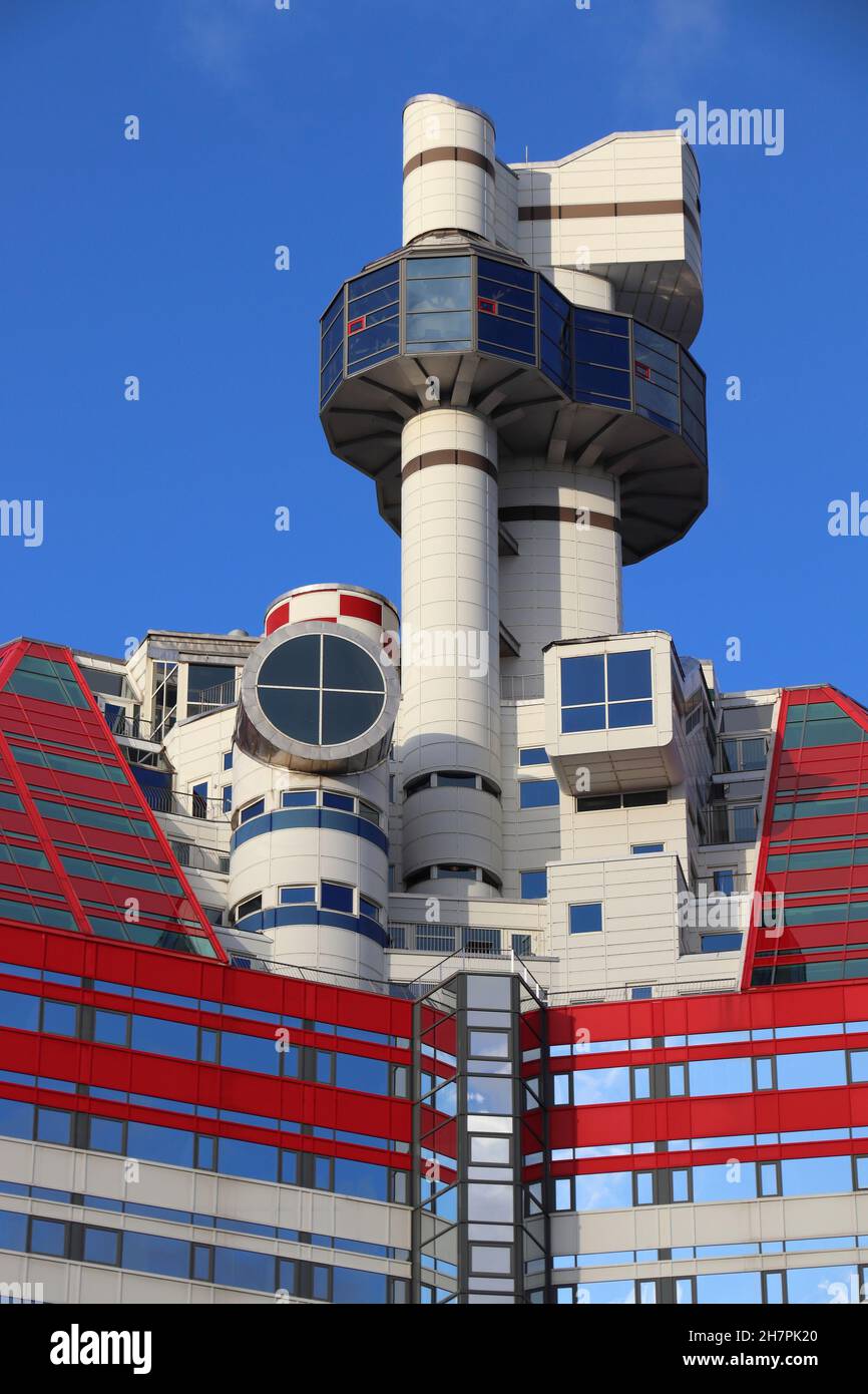 GOTHENBURG, SWEDEN - AUGUST 26, 2018: Lilla Bommen skyscraper in ...