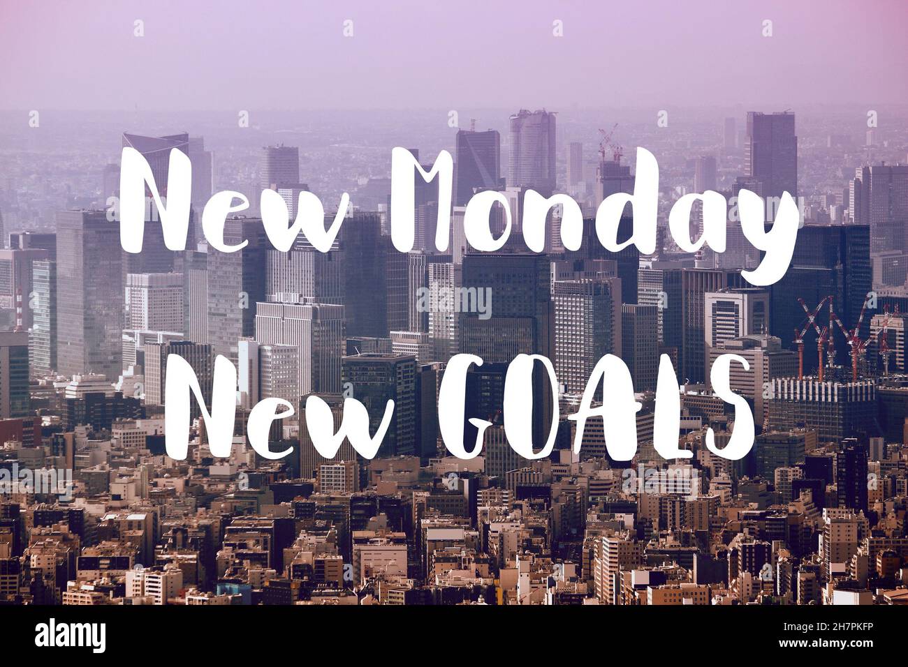 New Monday, new goals. Startup motivational quote poster. Success ...