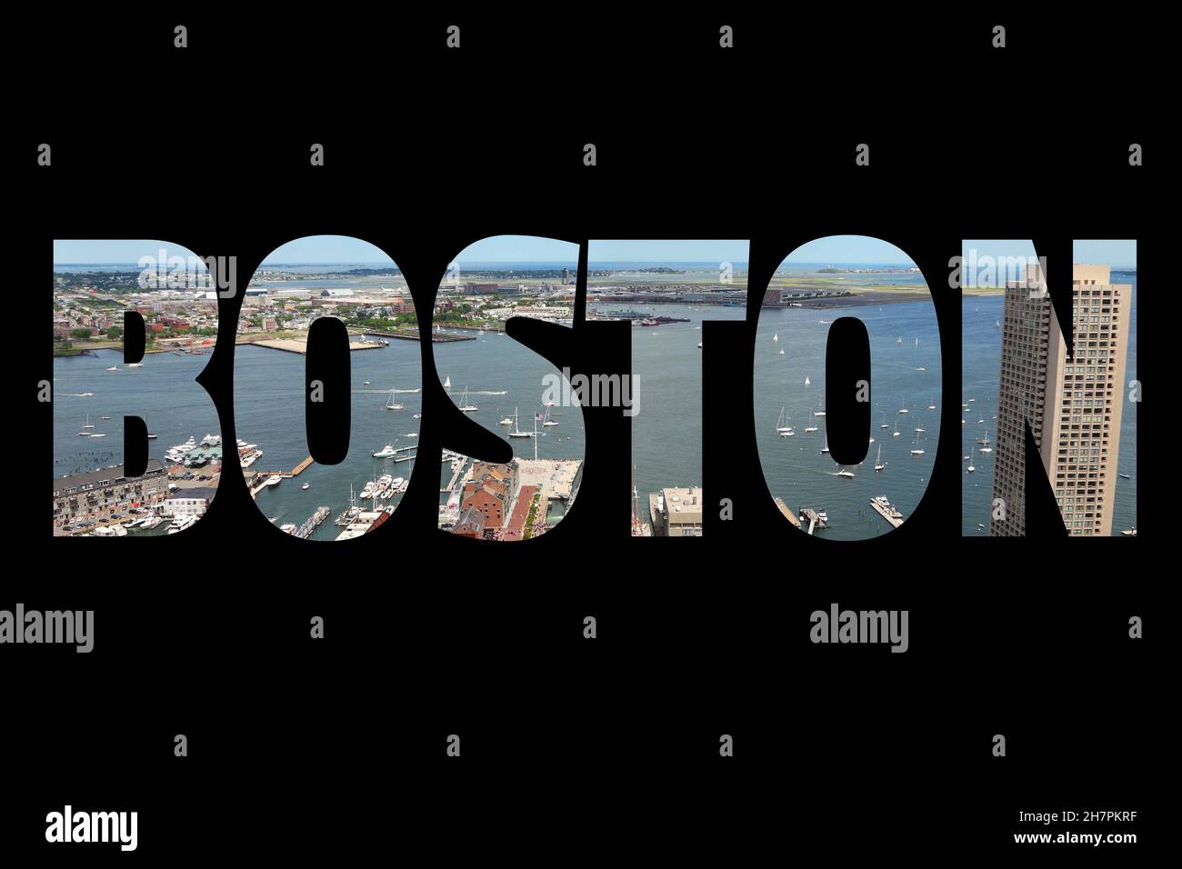 Boston postcard hi-res stock photography and images - Alamy