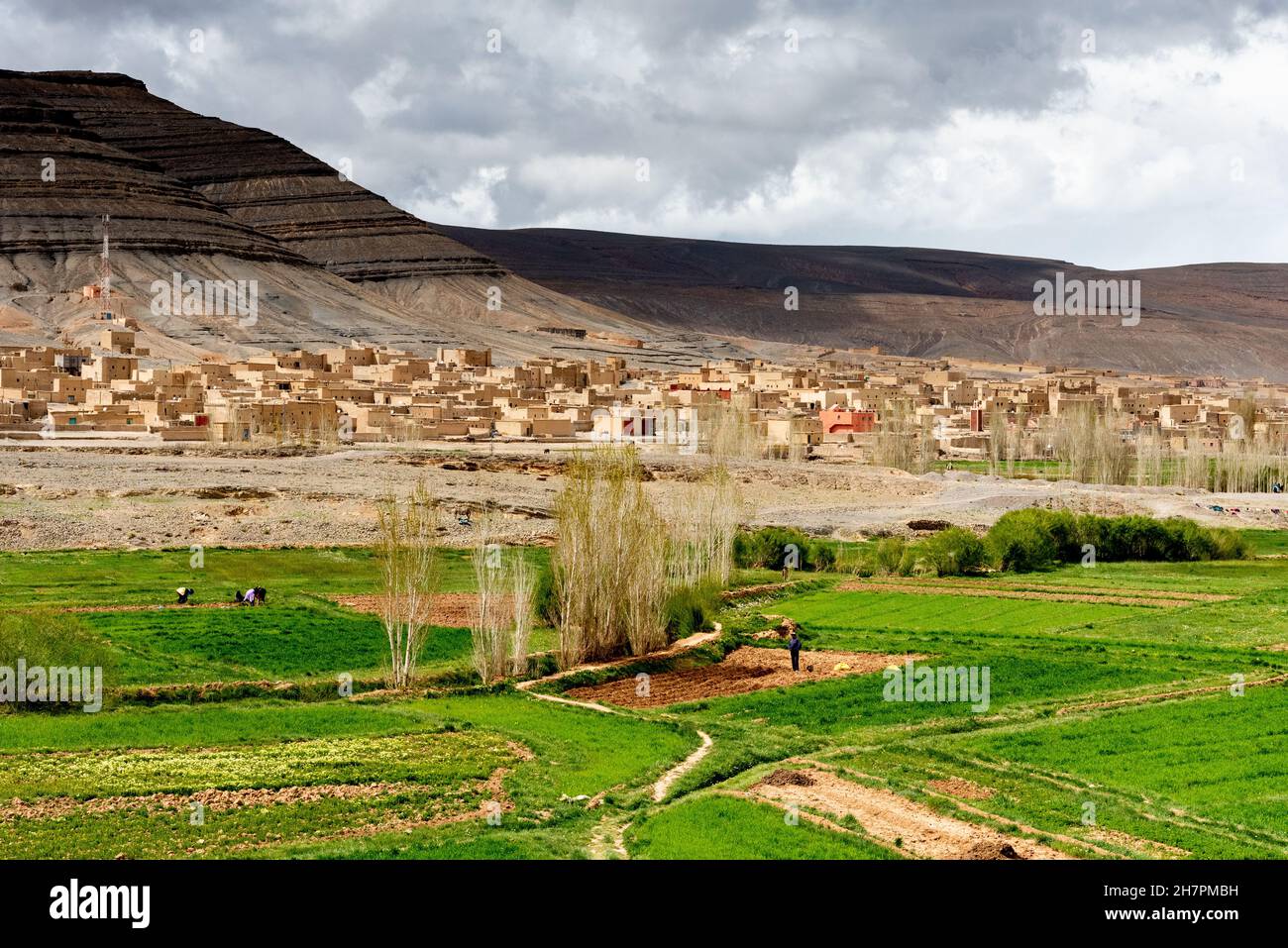 Images of Morocco. A view of Agoudal, the highest village in Morocco ...