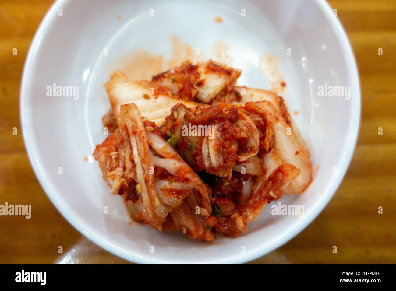 Top view of a Korean dish Kimchi Stock Photo - Alamy