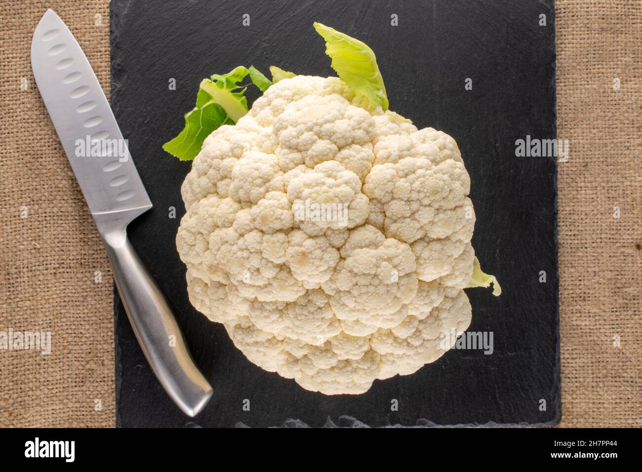 One ripe cauliflower close hi-res stock photography and images - Alamy