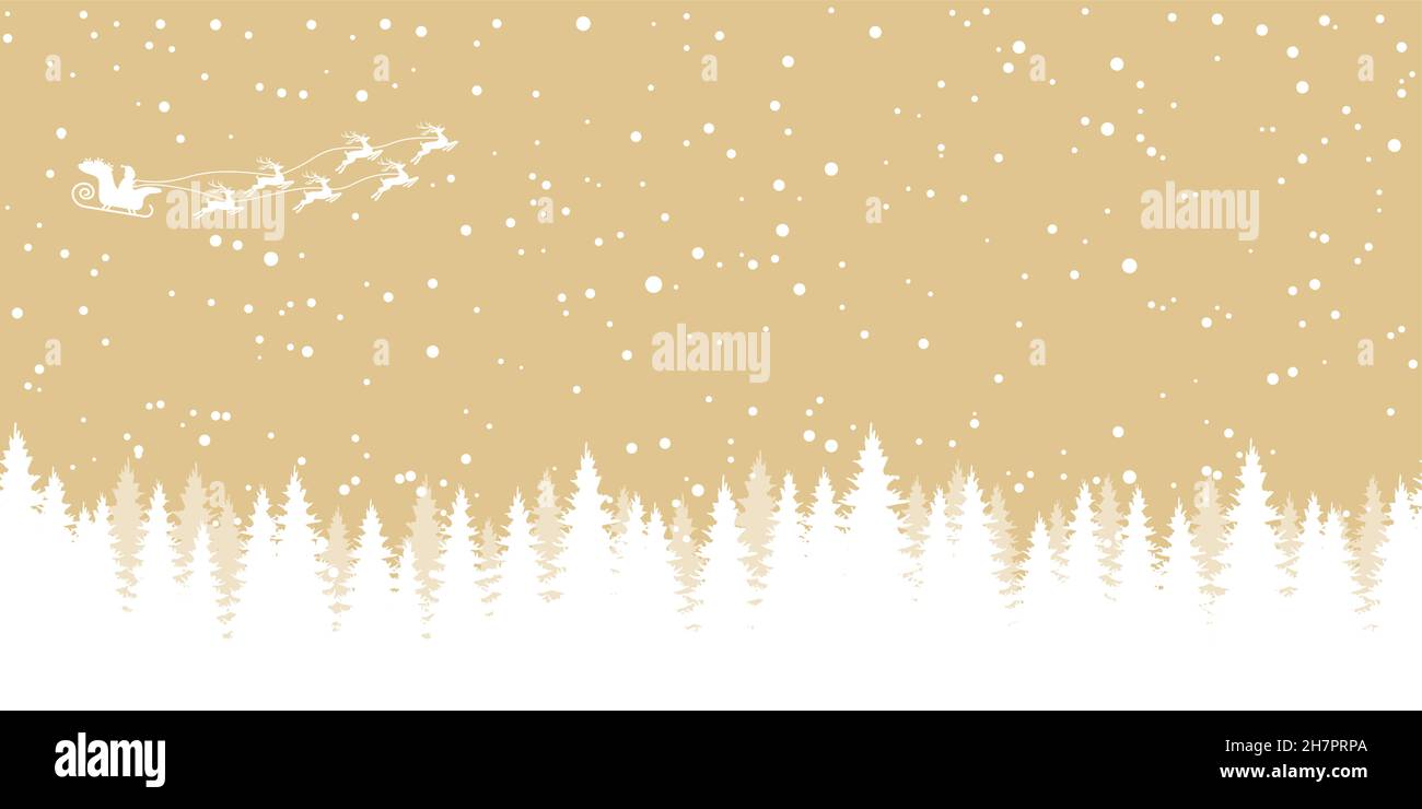 EPS 10 vector file showing christmas time nature landscape background ...