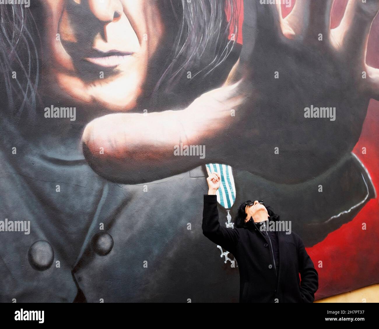 Cheltenham, UK. 24th Nov, 2021. Jaz Coleman, frontman of ÔKilling JokeÕ ...