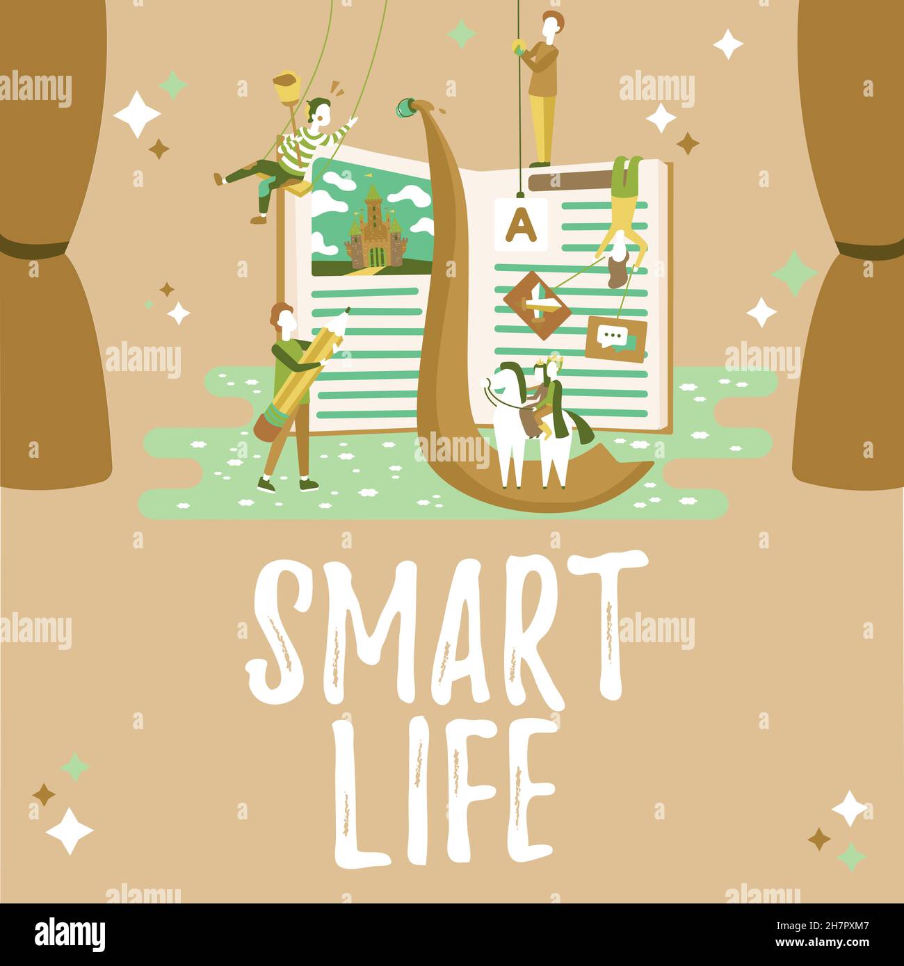Text showing inspiration Smart Life. Conceptual photo approach ...