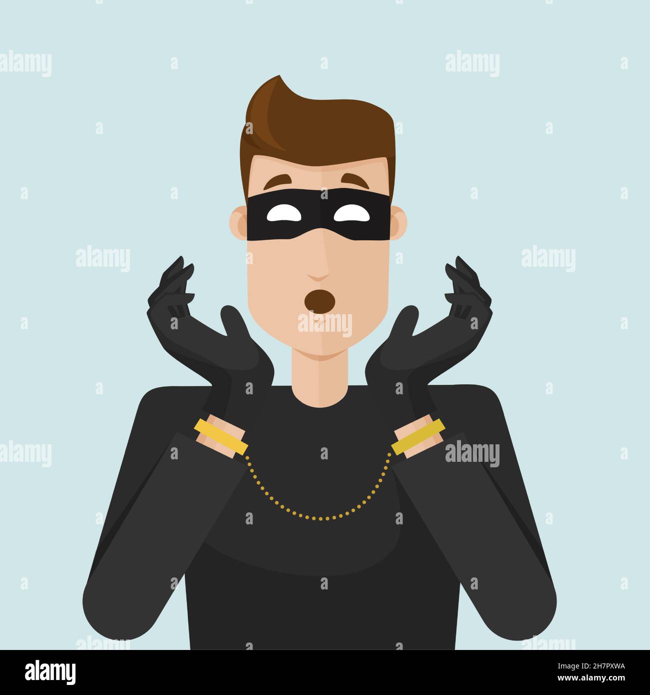 Punished to criminal Stock Vector Images - Alamy
