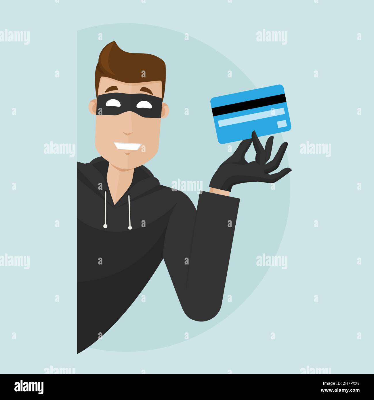 Theft atm Stock Vector Images - Alamy