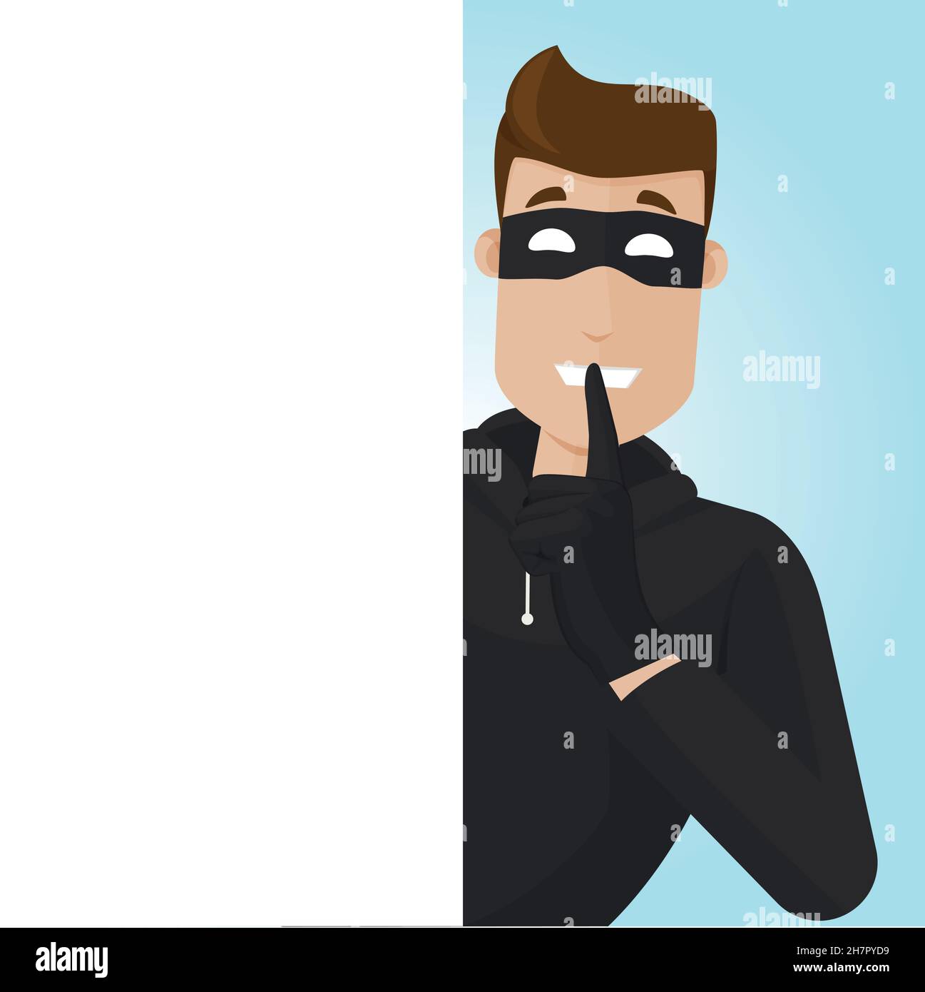 Hiding Behind Wall Clipart