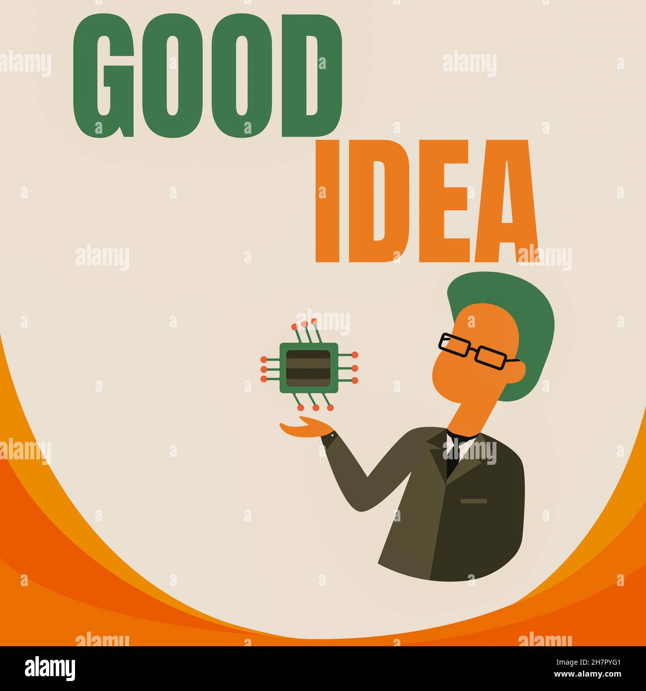 Sign displaying Good Idea. Business approach an excellent suggestion ...