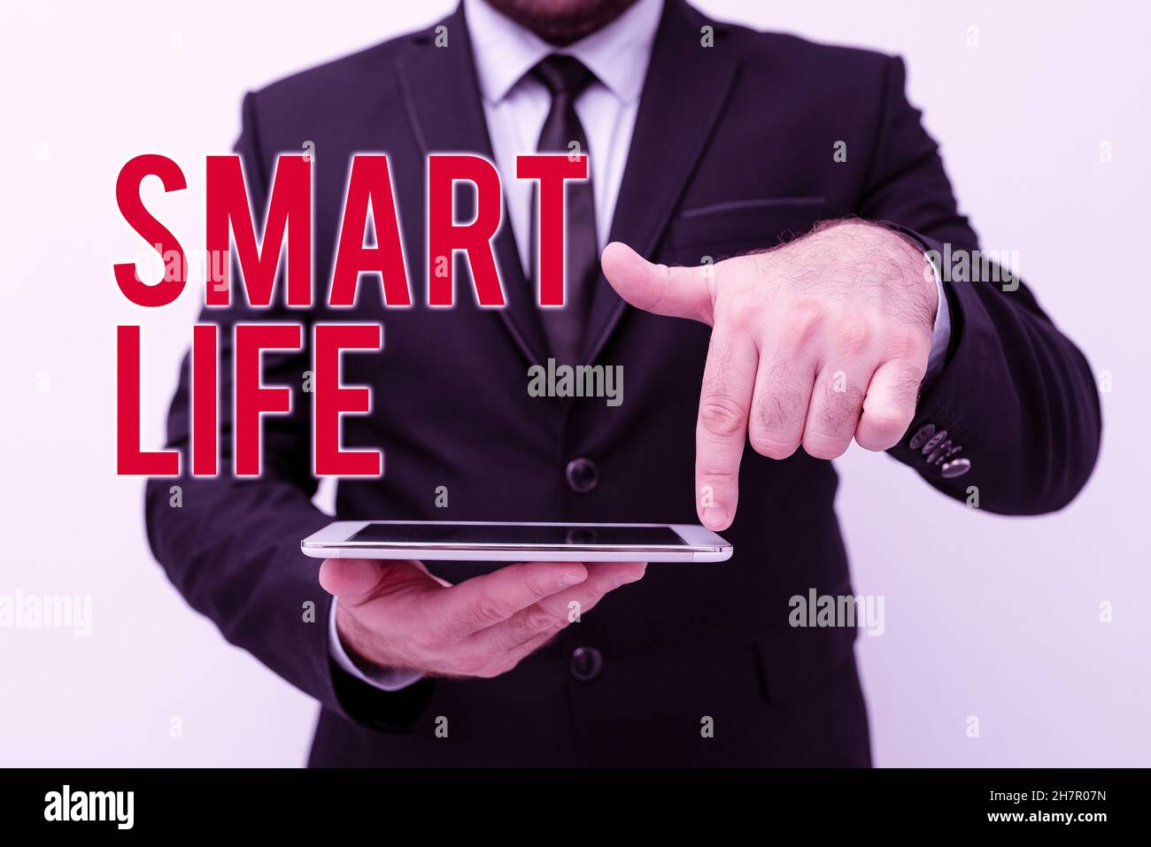 Sign displaying Smart Life. Business idea approach conceptualized from ...